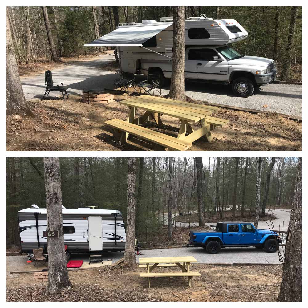 Greeter Falls Campground – Call 1-800-MTN-CAMP